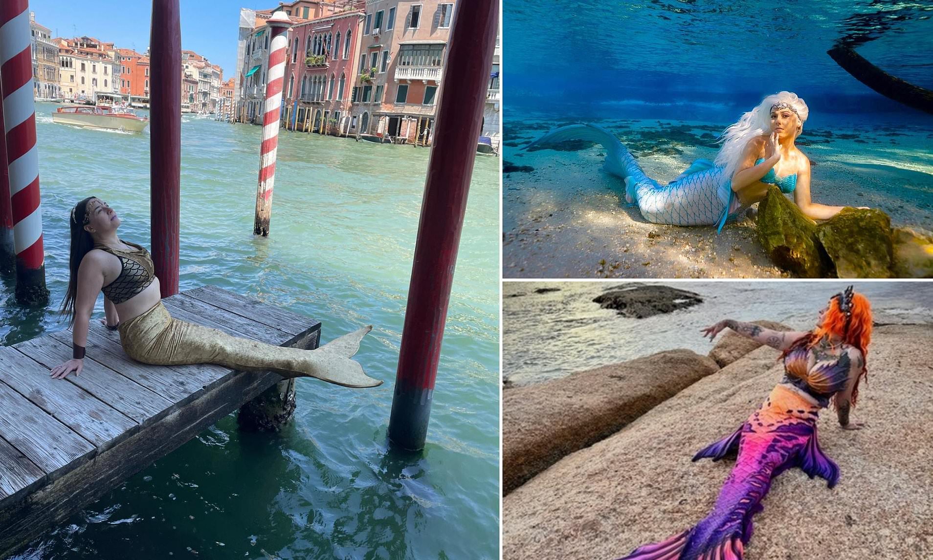 Inside the lives of real-life mermaids - from £6,000 tails to swimming ...