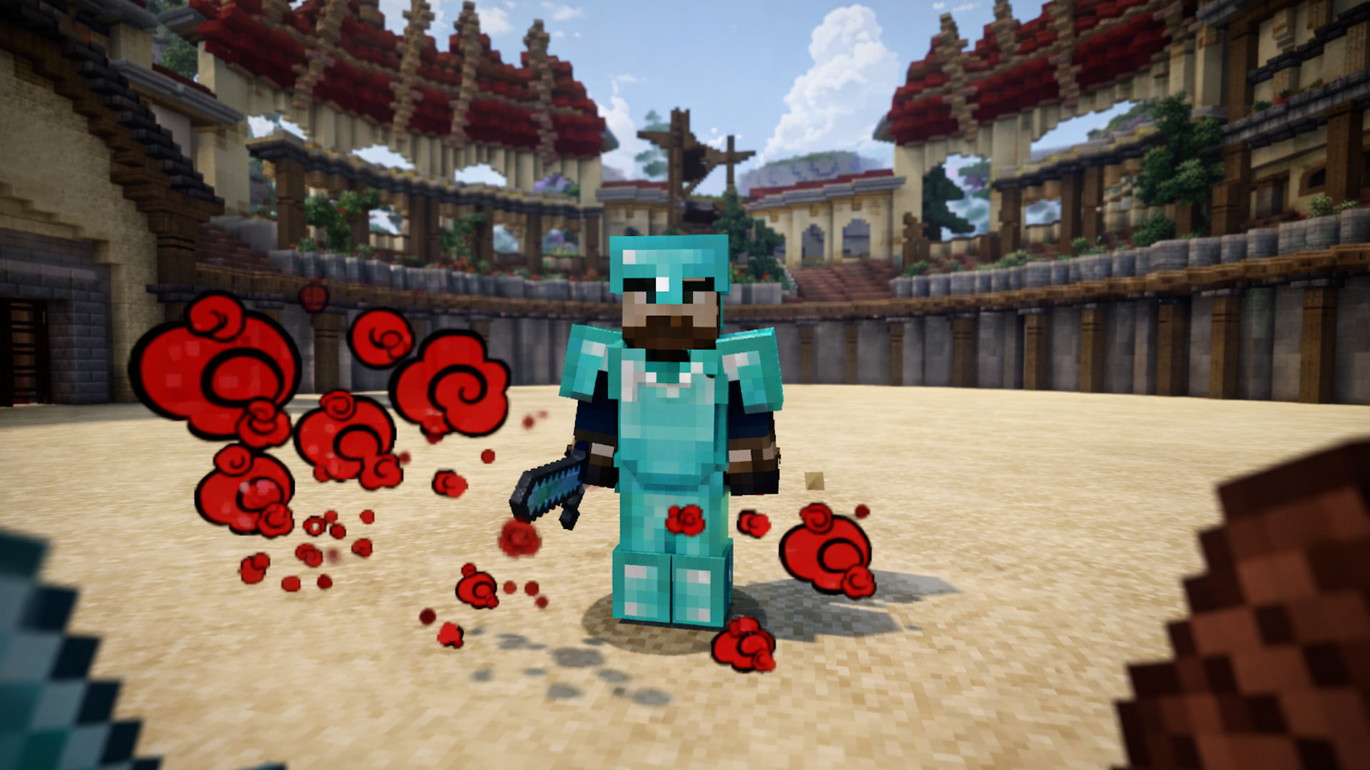 Using potions for faster Minecraft combat