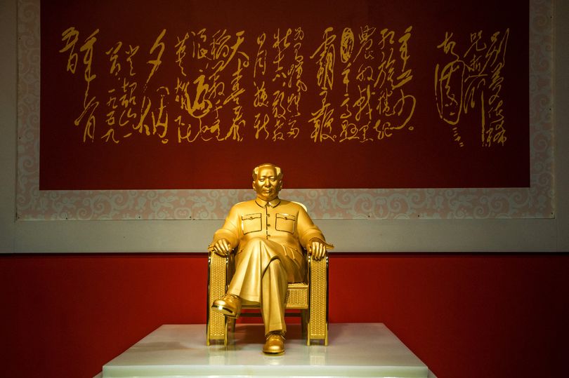 Newsom compares golden statue in Trump's presidential library to those ...