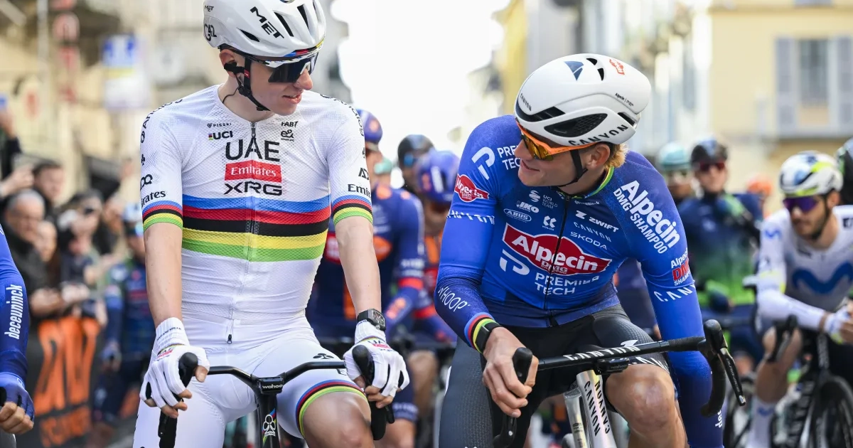 Van der Poel en Pogacar drijven concurrent tot wanhoop voor Parijs-Roubaix