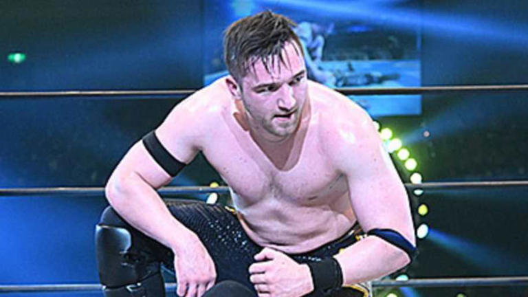 Callum Newman sets record by winning IWGP Heavyweight Championship at ...