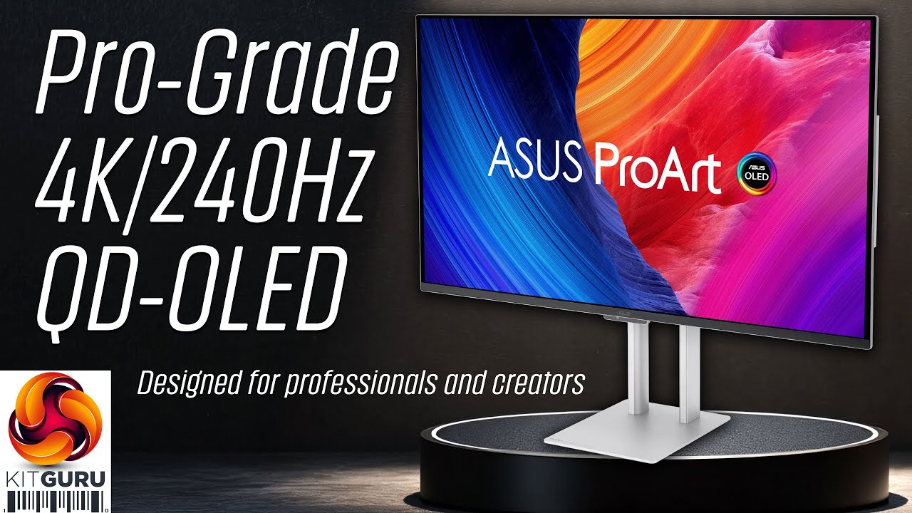 ASUS ProArt PA32UCDM: 240Hz OLED for pros (and gamers?) + ID-Cooling ...
