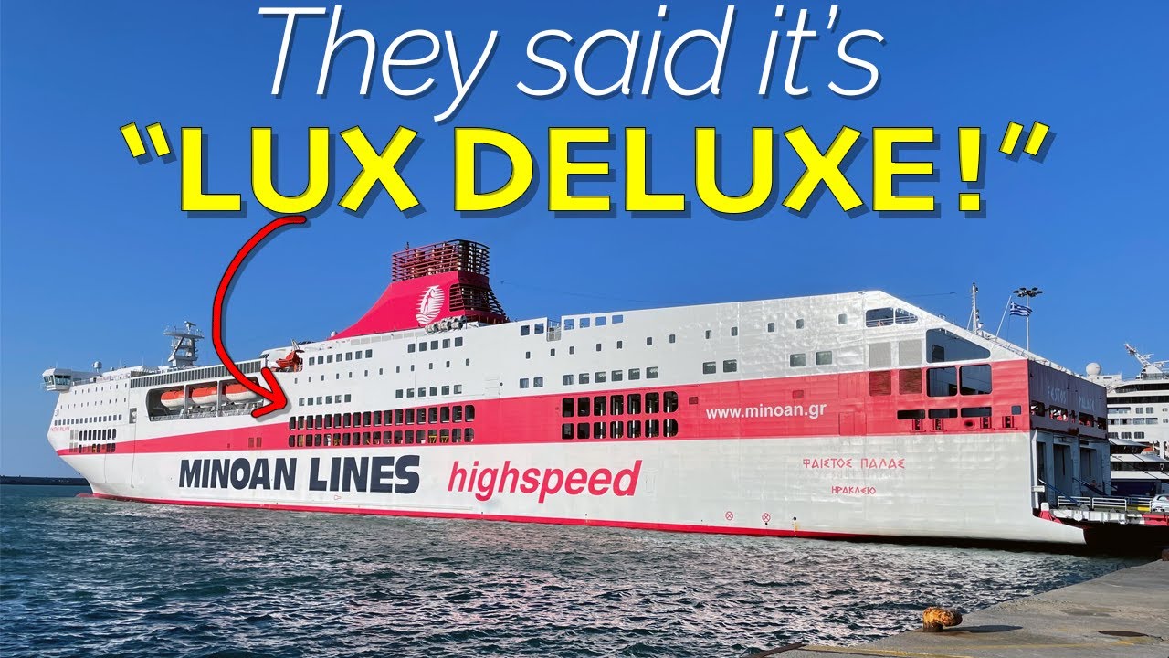 I experienced luxury on a Greek ferry! 🚢