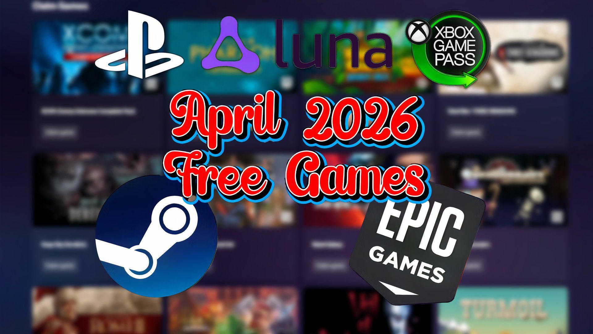 All the free games you can claim in April 2026
