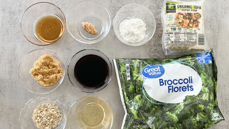 Teriyaki tofu and charred broccoli recipe
