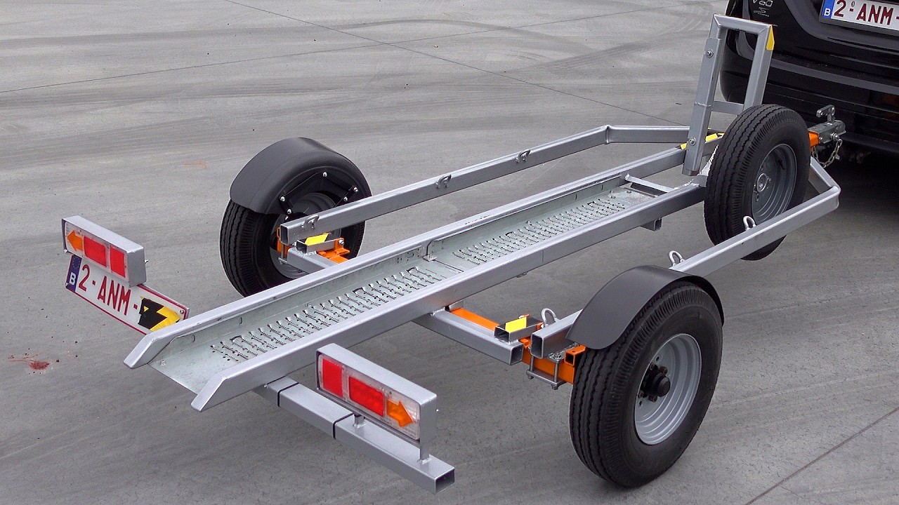 DIY custom motorcycle trailer build: From scrap to showpiece!