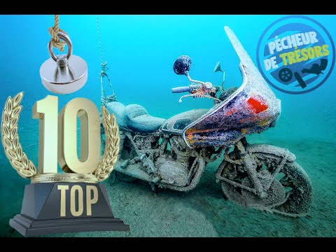 Top 10 most beautiful motorcycles found during magnet fishing