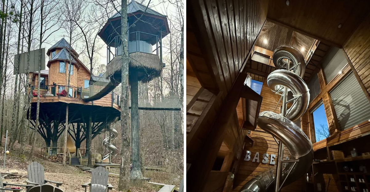 Rent this secluded Oklahoma treehouse cabin for around $200 per person ...