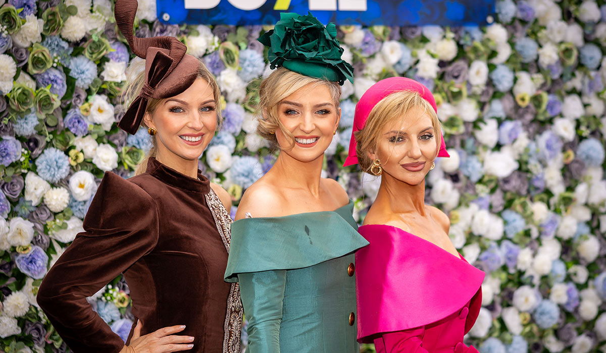 Hold onto your hats! Ladies brave Storm Dave for a glam day at ...