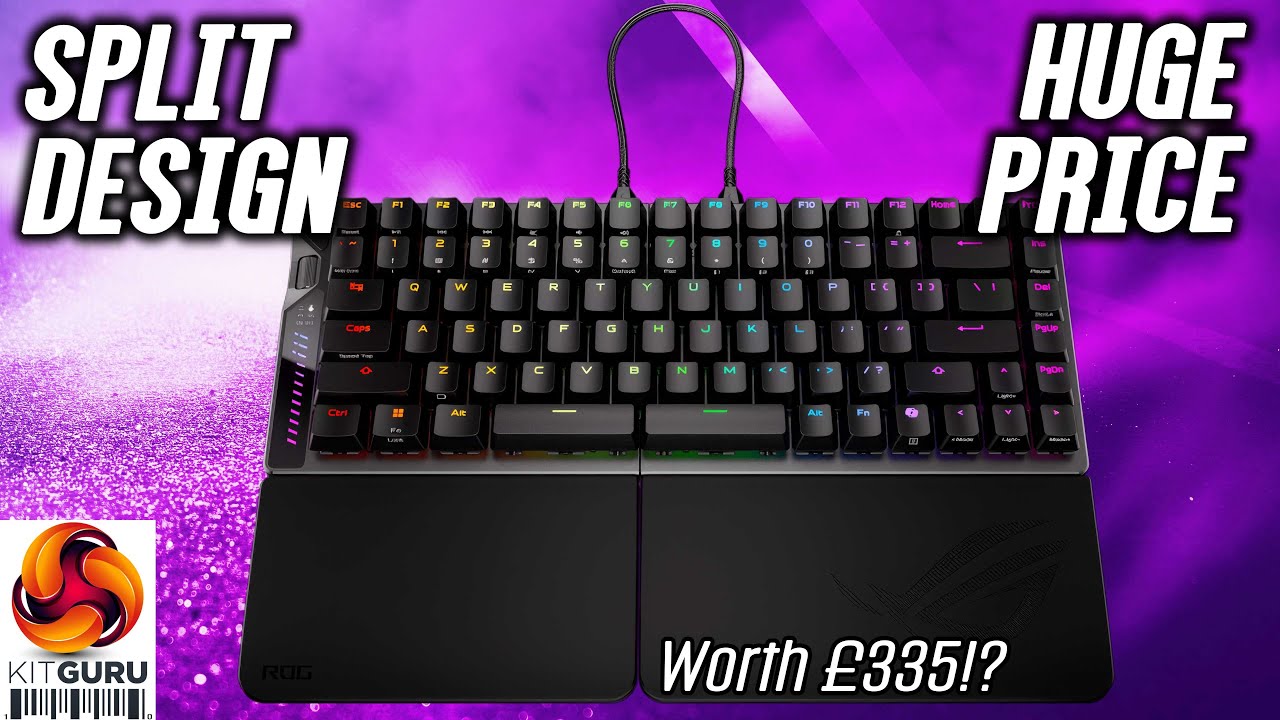 ASUS ROG Falcata review – Is this £335 split keyboard worth it? MSI MEG ...