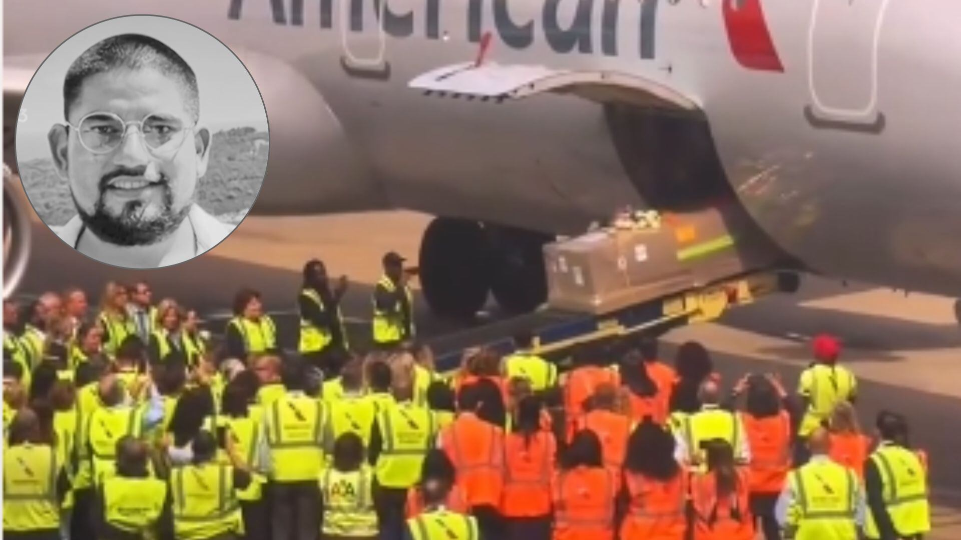 Así despidieron al auxiliar de vuelo Eric Gutiérrez en Texas: flores ...