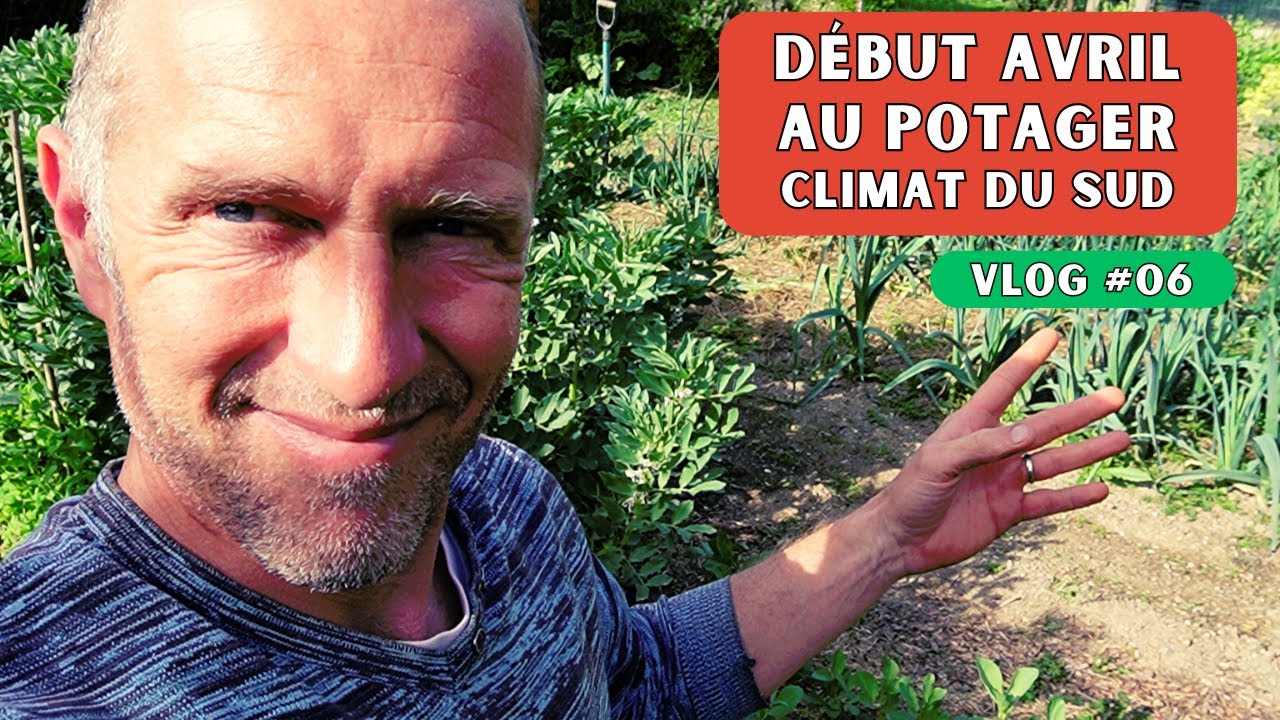 Au potager - début avril