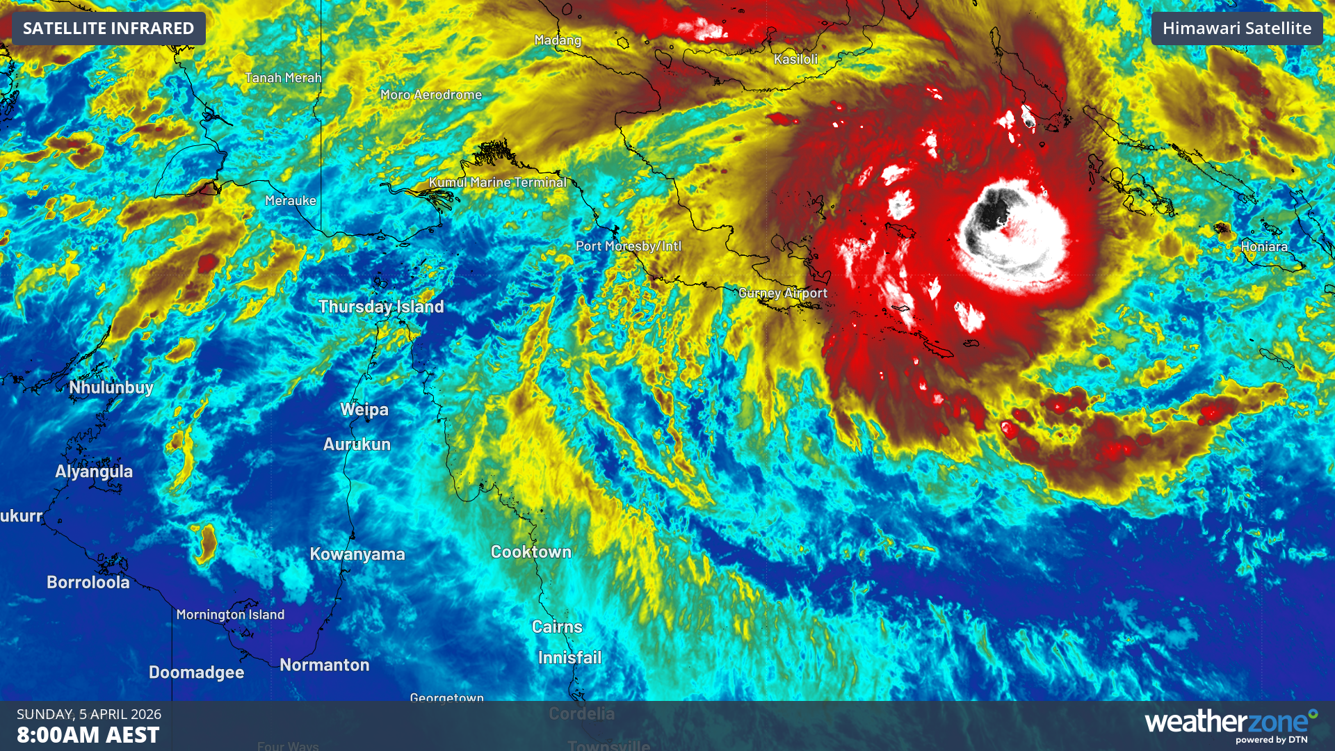 Tropical cyclone Maila develops in the Solomon Sea, possible track ...