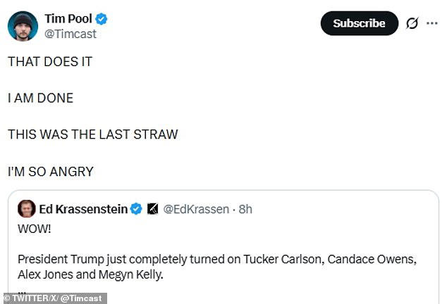 MAGA bloggers meltdown at Trump after he unleashed fiery rant about ...