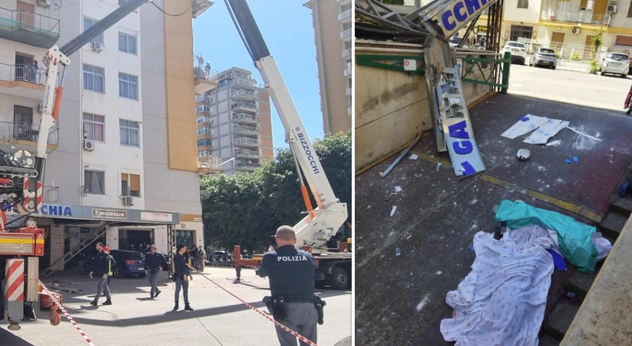 Braccio della gru si spezza, due operai precipitano dal decimo piano e ...