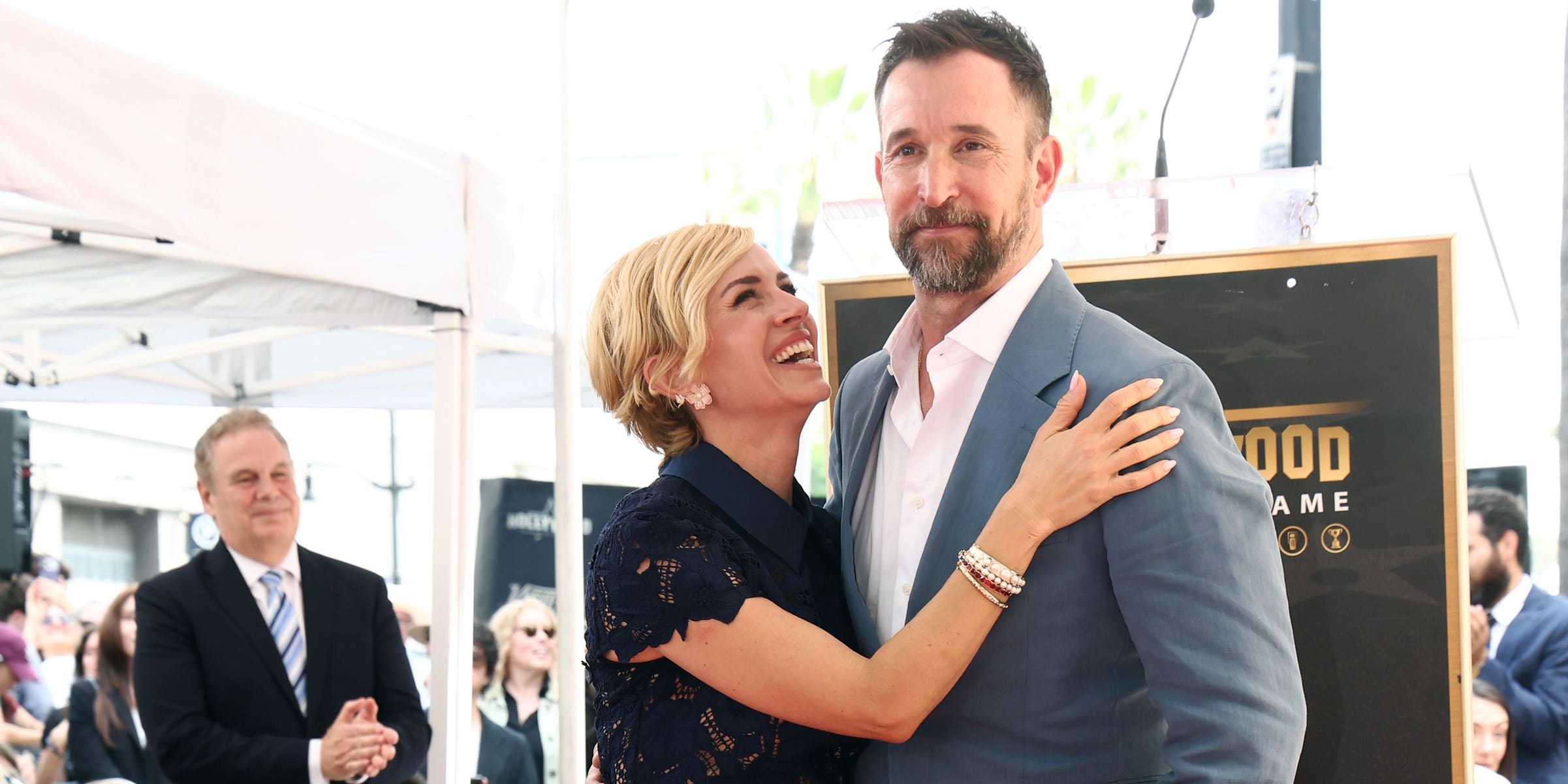 Noah Wyle praises Sara Wells in his Hollywood Walk of Fame speech