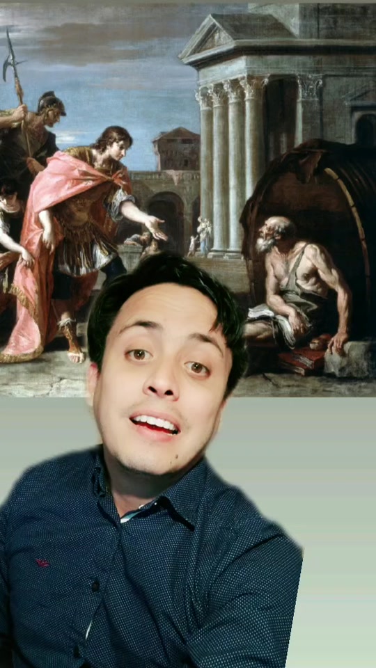 Alejandro Magno y Diógenes | #filosofía #culturageneral #cultura #his