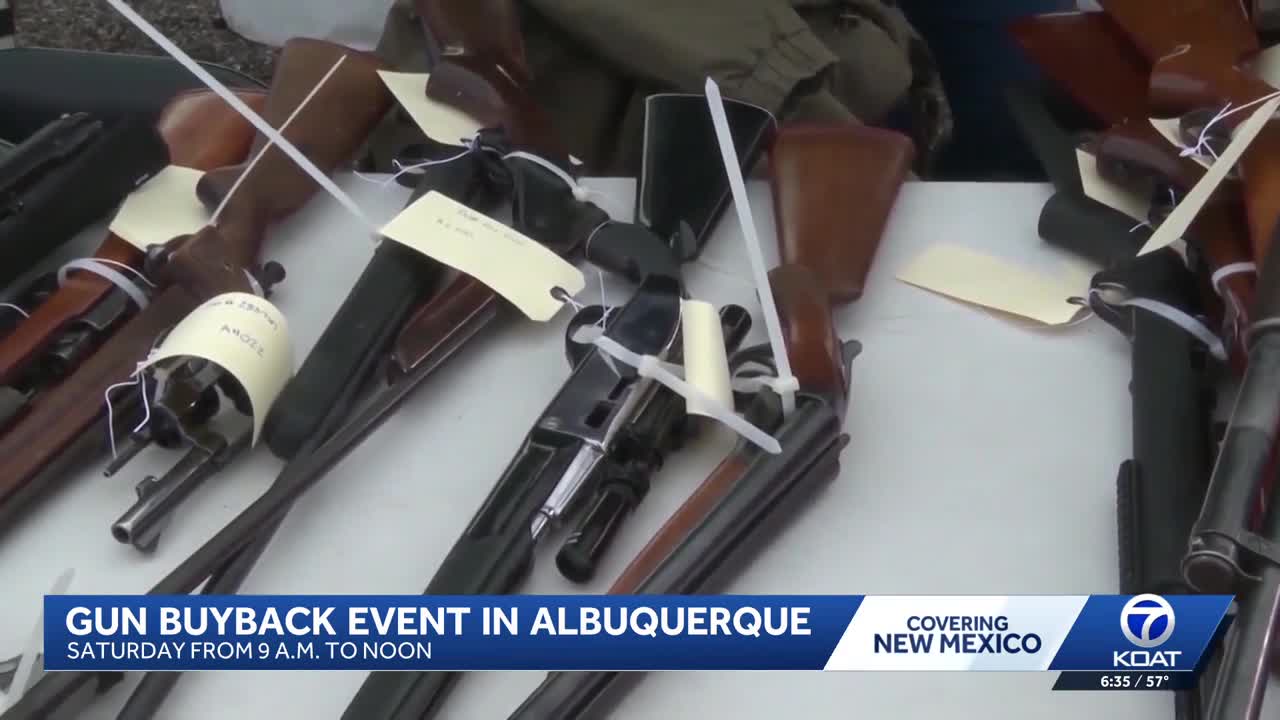Albuquerque gun buyback event offers cash and sports tickets