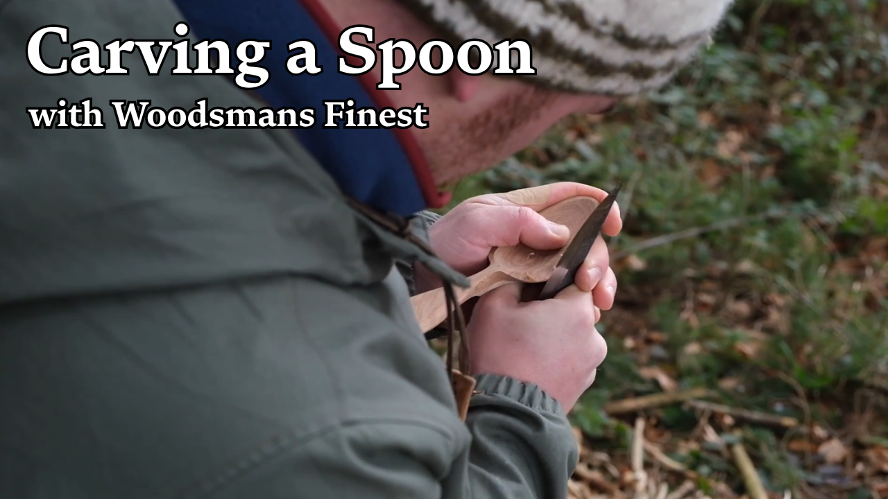Carving a wooden spoon with fine hand tools is so satisfying
