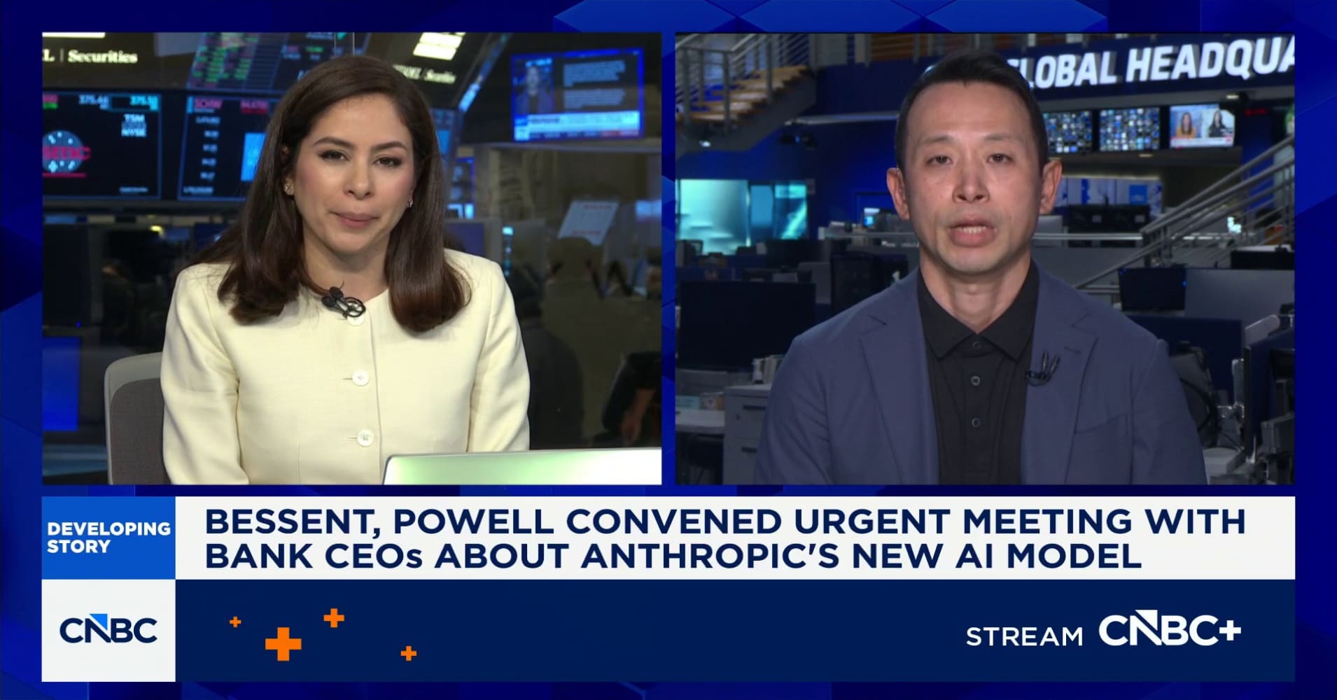 Bessent, Powell convened urgent meeting with bank CEOs about Anthropic ...