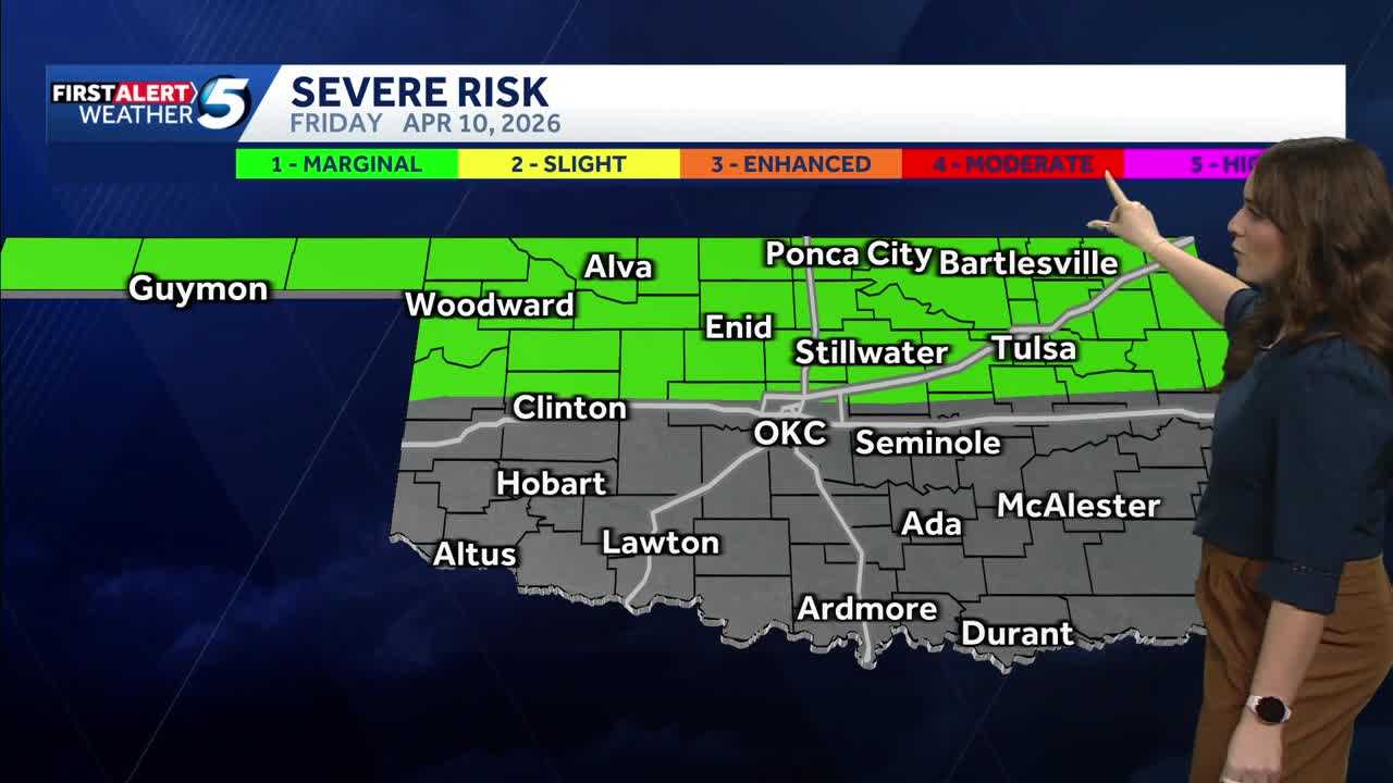 Timeline: Oklahoma storms start Friday, continue into weekend with ...