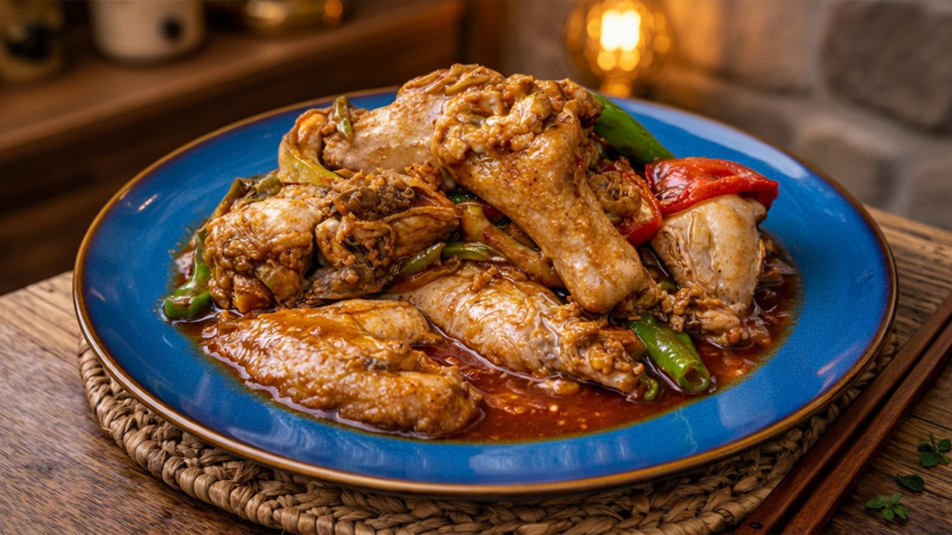 Filipino style chicken gets a bold yet gentle flavor