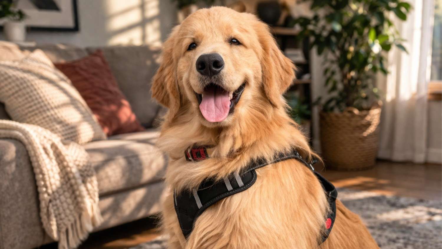 Having a golden retriever means this now