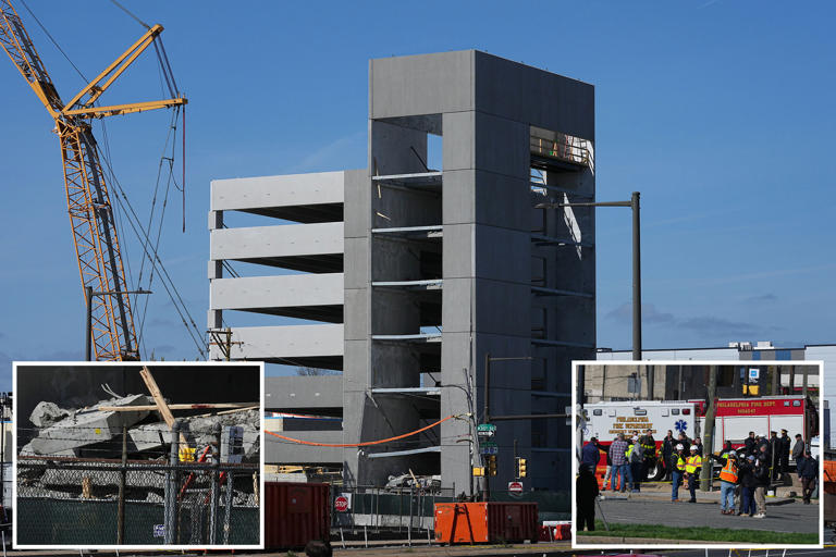 Horrific video shows Philadelphia parking garage collapse, killing ...