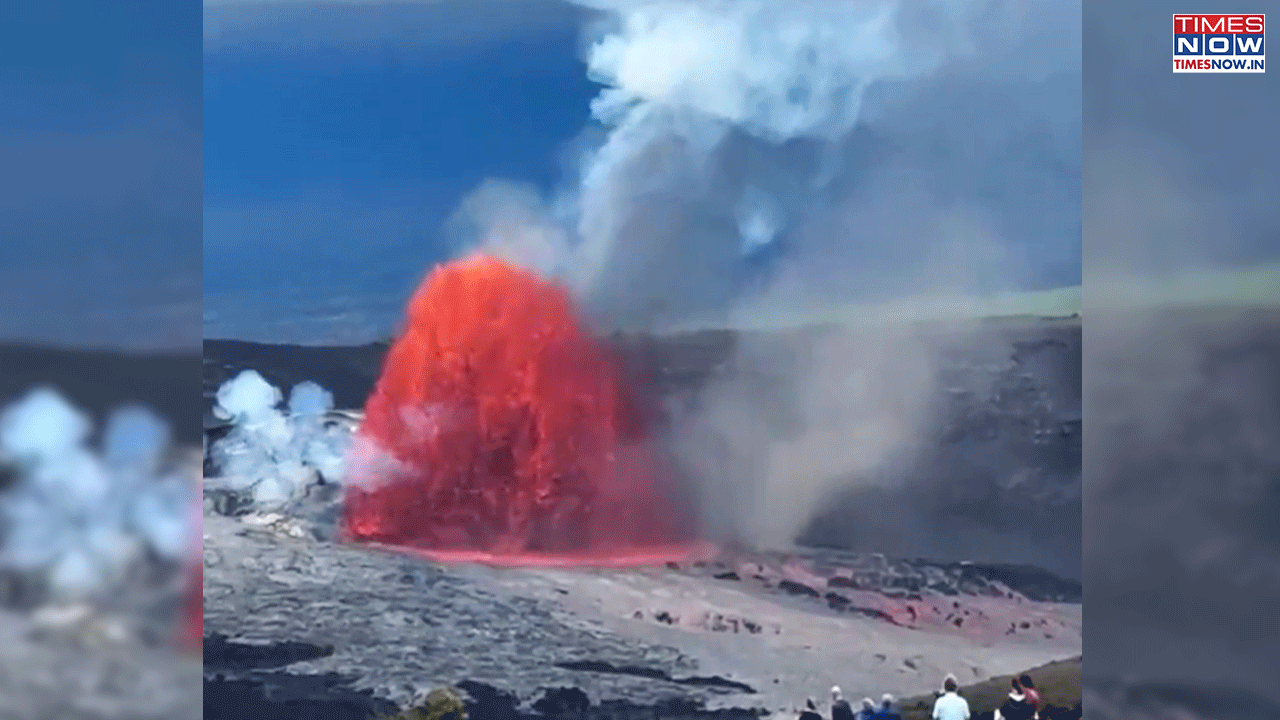 Hawaii Kilauea volcano erupts again, lava soars 700 feet - spectacular ...