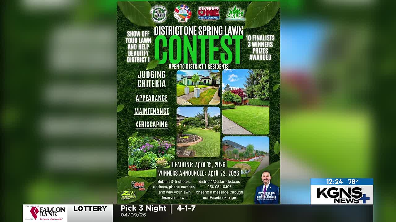 District 1 lawn competition coming for homeowners