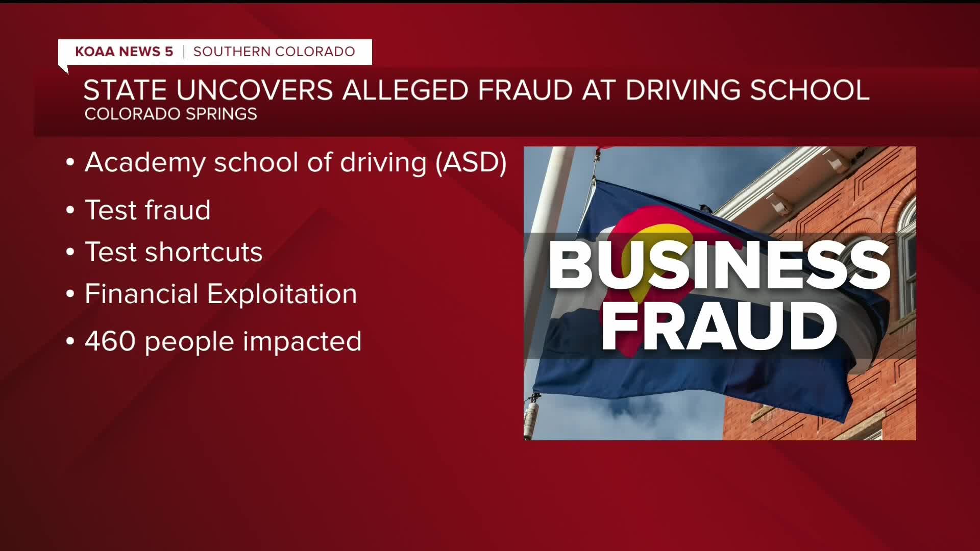 DMV immediately suspends Colorado Springs testing certificate following ...