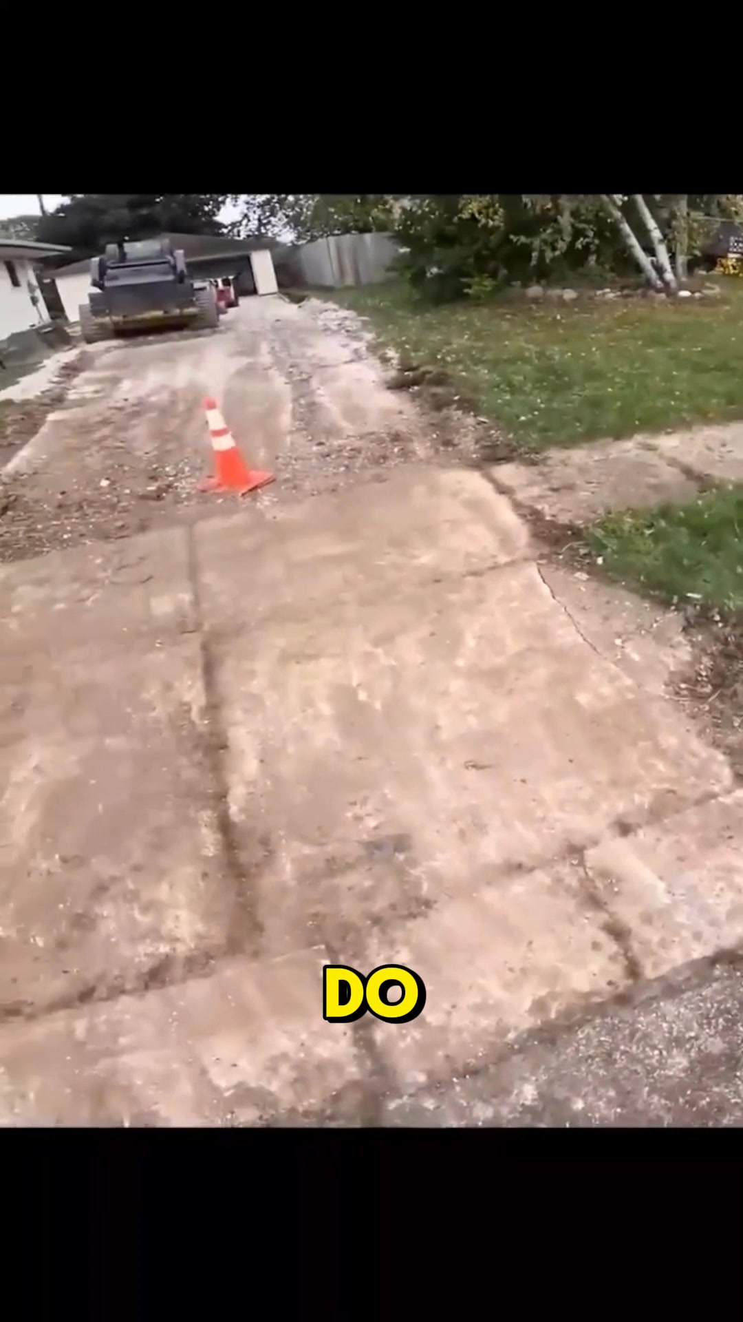Concrete thickness check with Victory Outdoor Services
