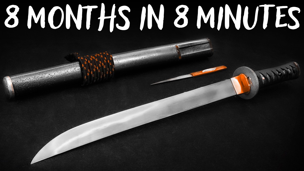 Crafting a beautiful Japanese sword