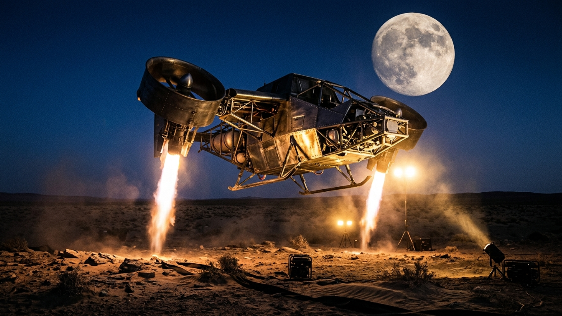 The classified aircraft NASA used to rehearse the moon landing