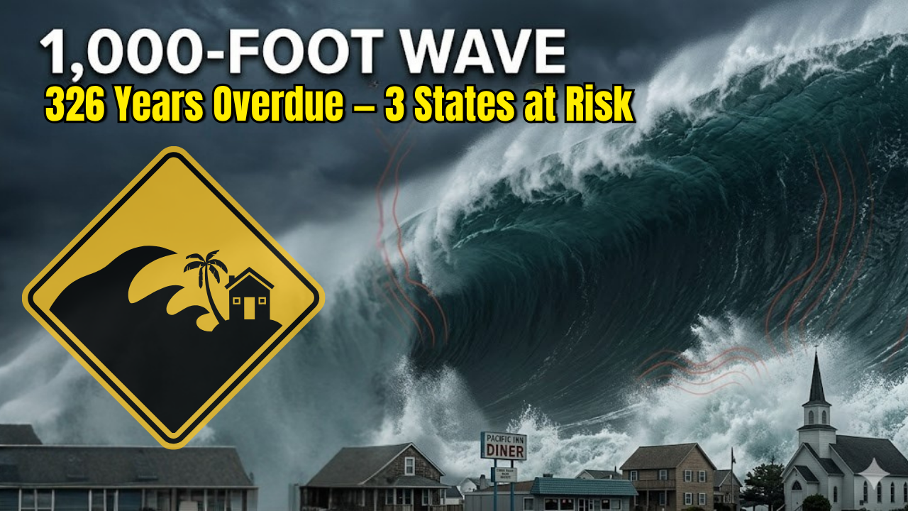 1,000-foot mega-tsunami could hit 3 US states without warning