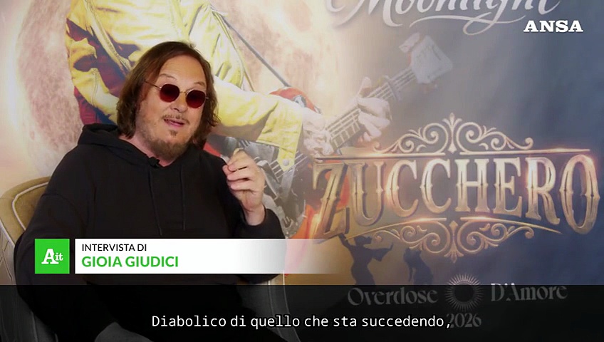 Zucchero: "Che tristezza la musica che non alza la voce contro le guerre"