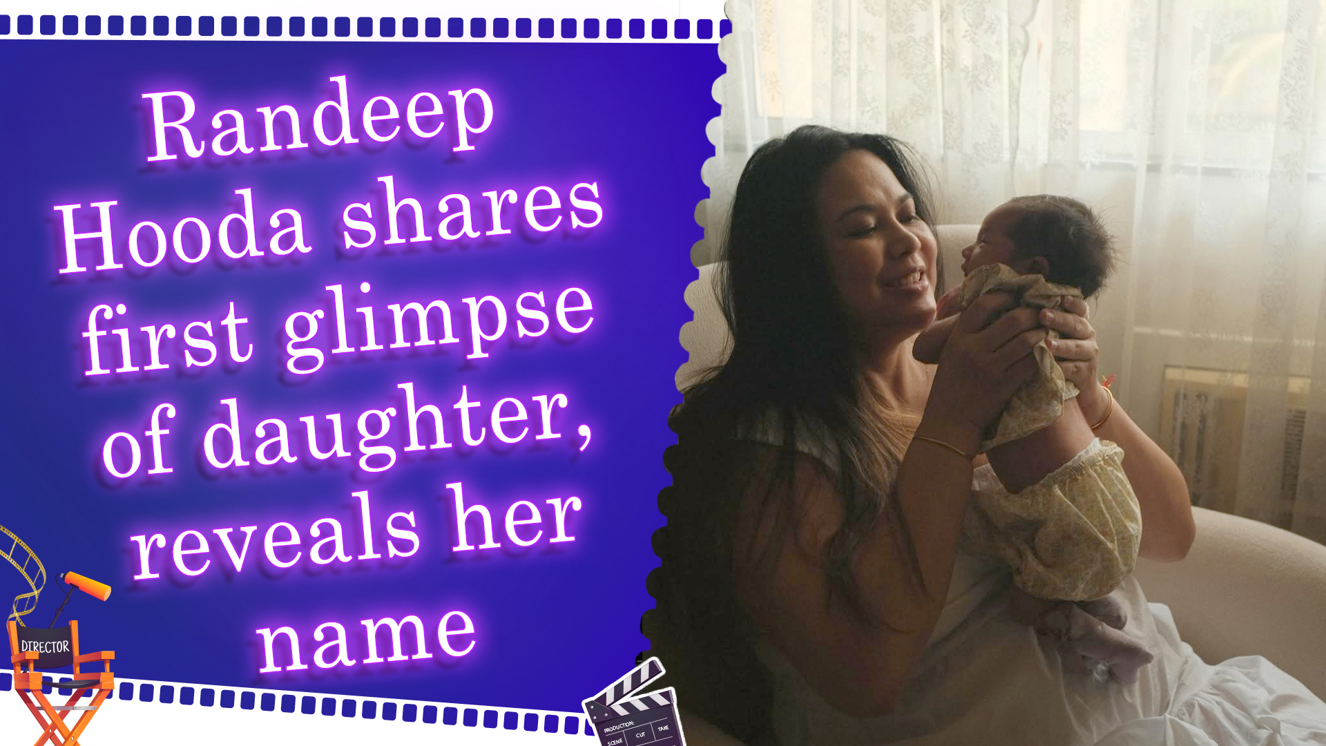 Randeep Hooda and Lin Laishram reveal their baby girl’s name as she ...