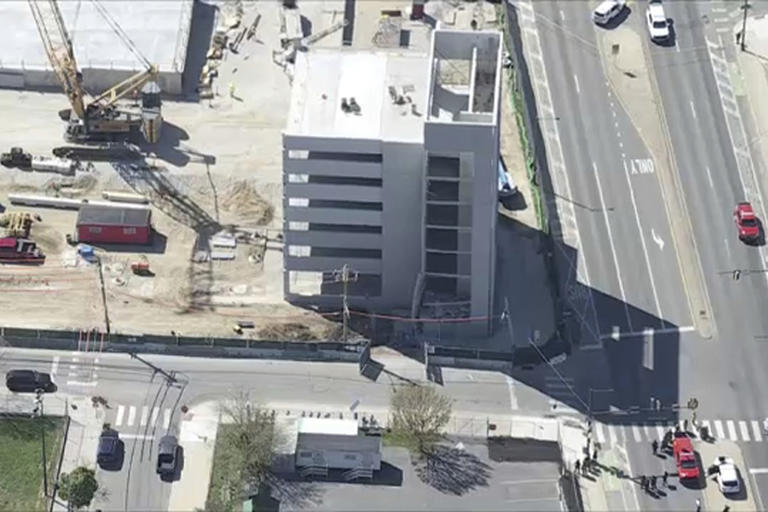 1 killed, 2 presumed dead after partial roof collapse at parking garage ...