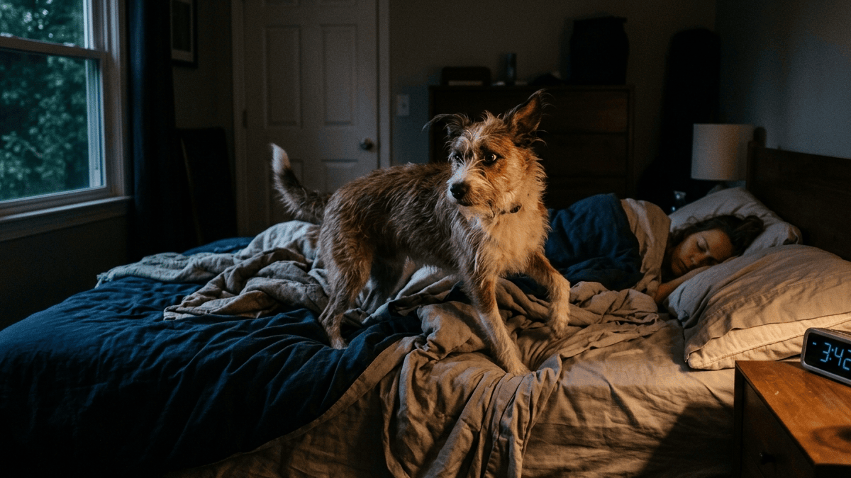 Is your dog stressed? 8 hidden triggers behind unusual nighttime behavior