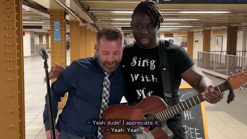 Watch this unexpected subway performance!