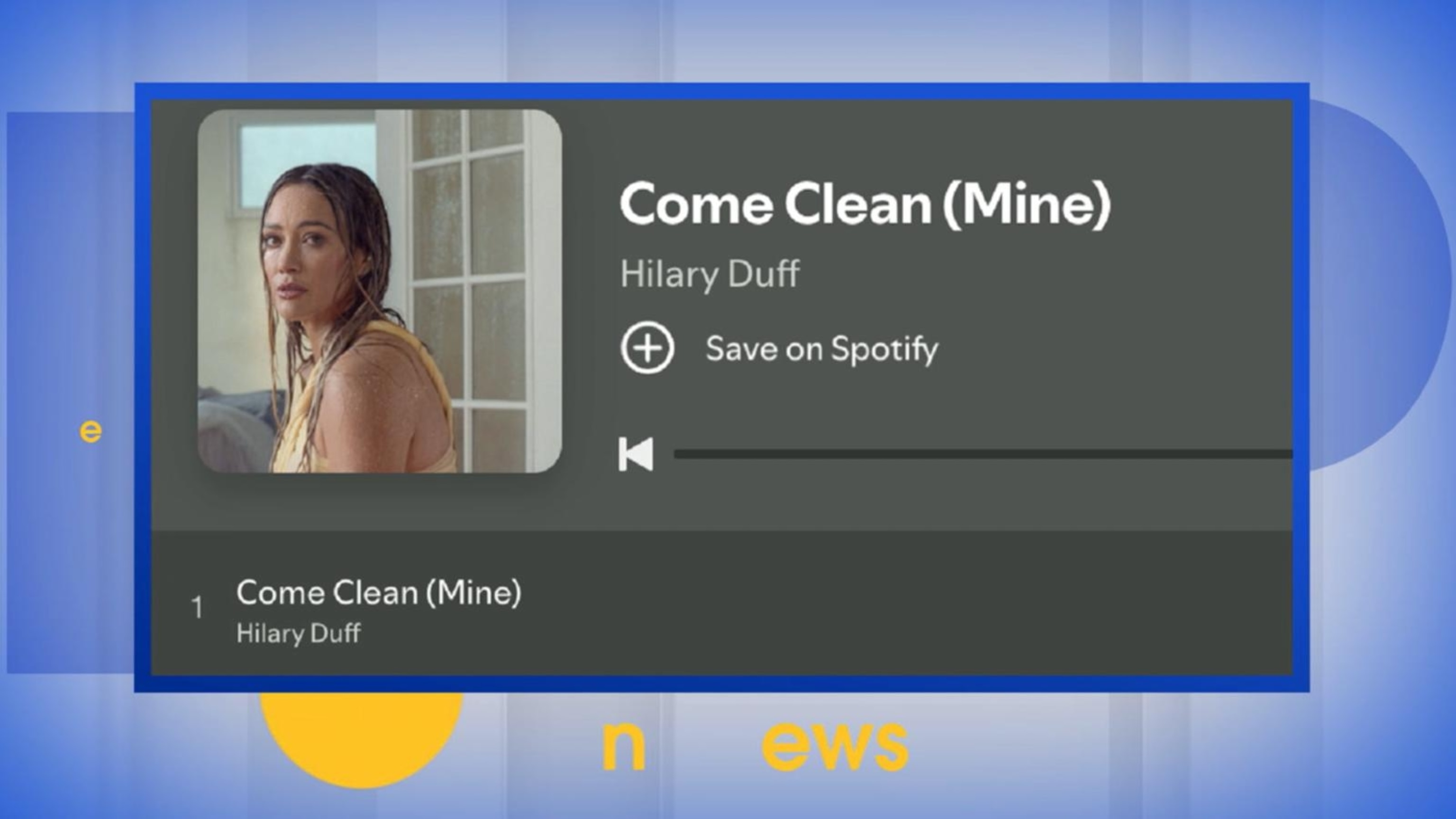 Hilary Duff re-records 'Come Clean'