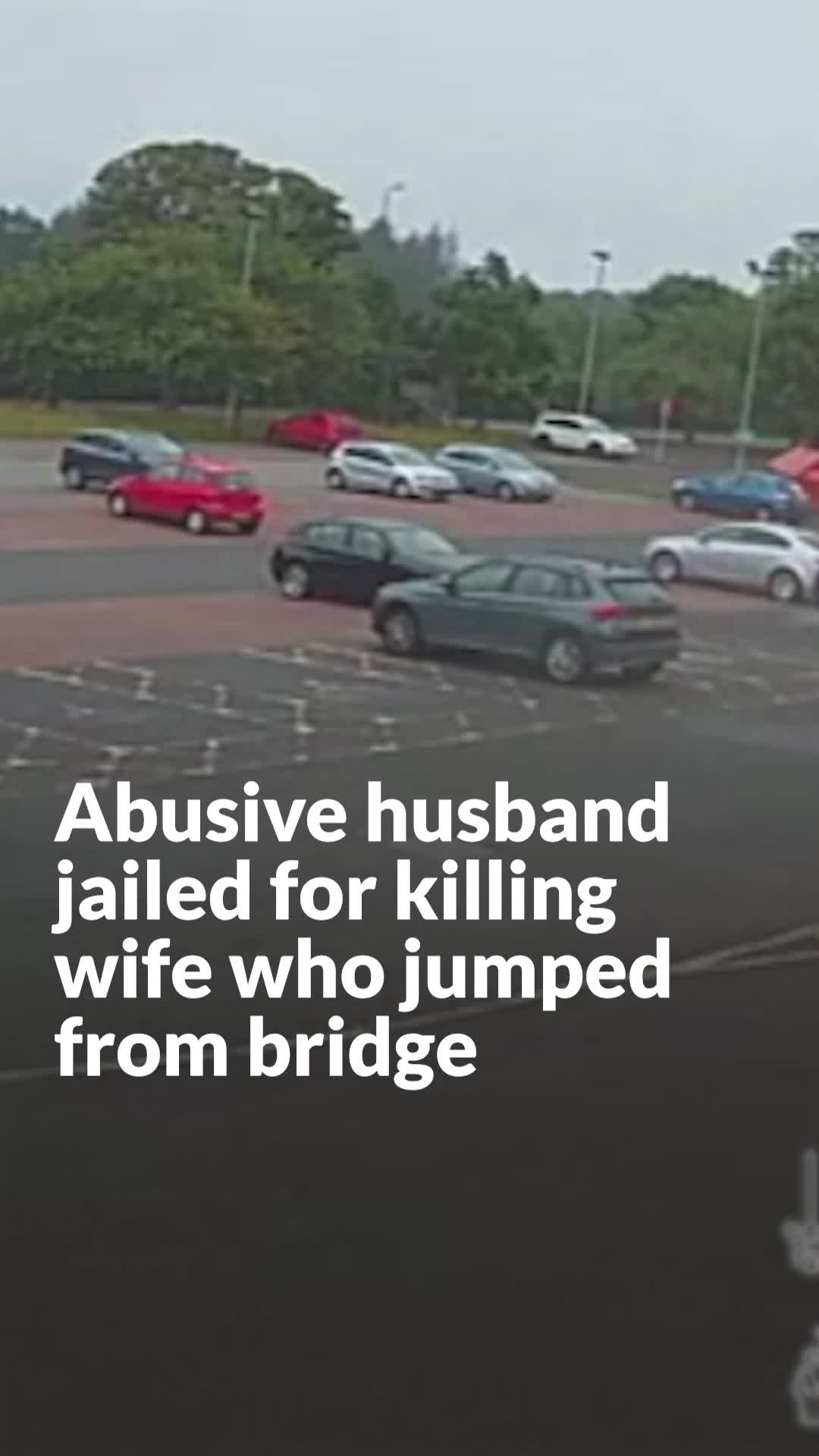 Abusive husband jailed for killing wife who jumped from bridge
