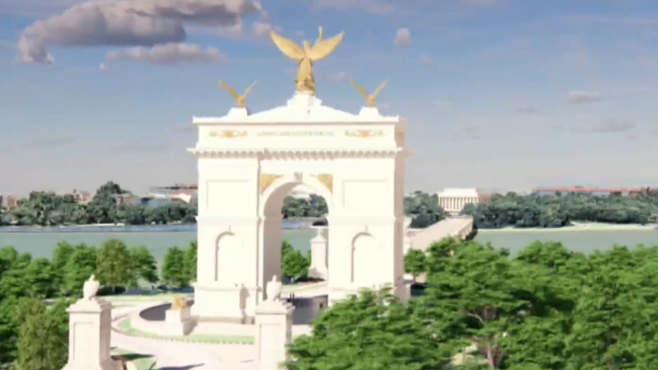 New drawings show proposed 'Arc de Trump'