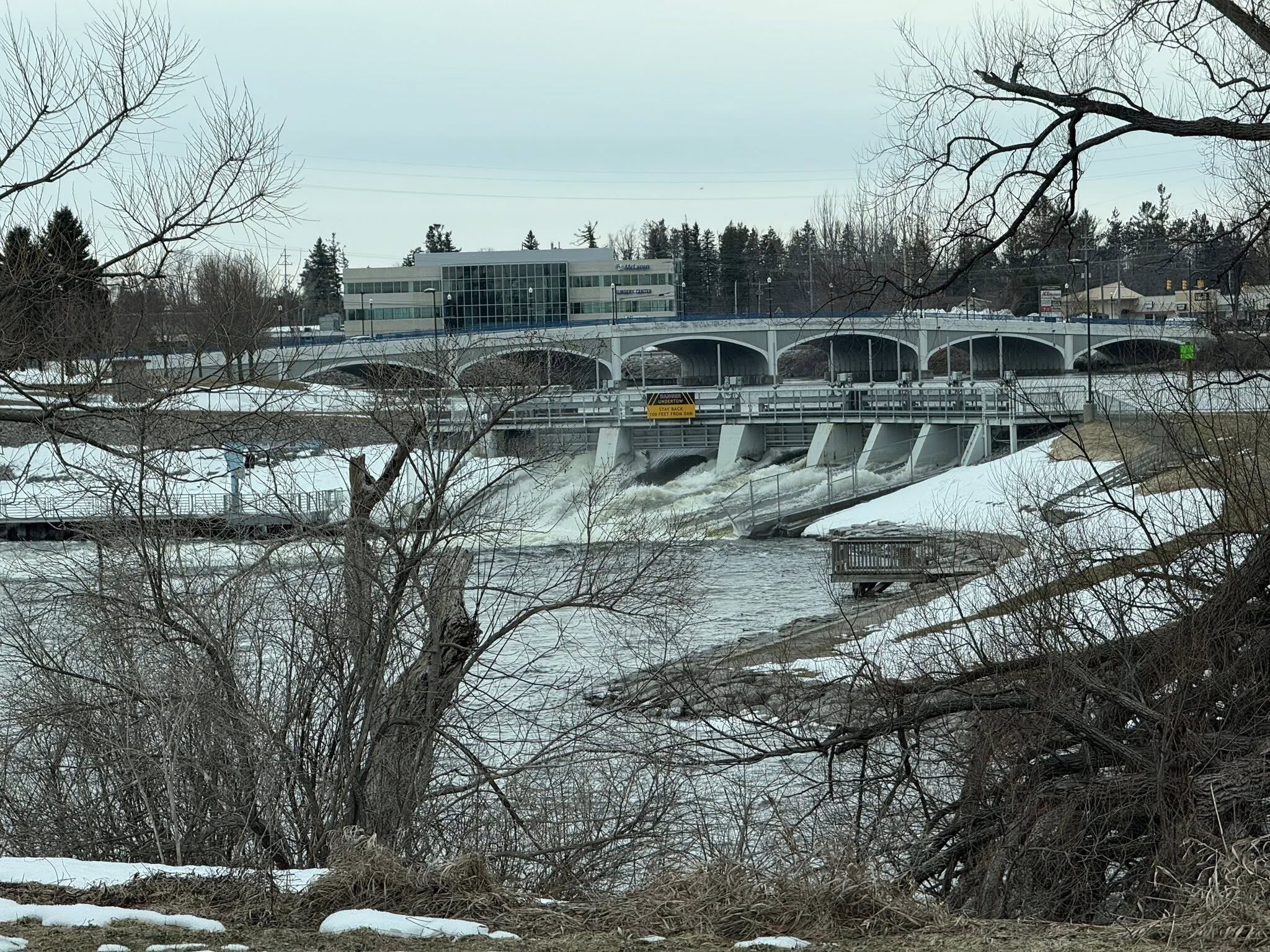 Water levels at Cheboygan Dam stabilize as crews continue work