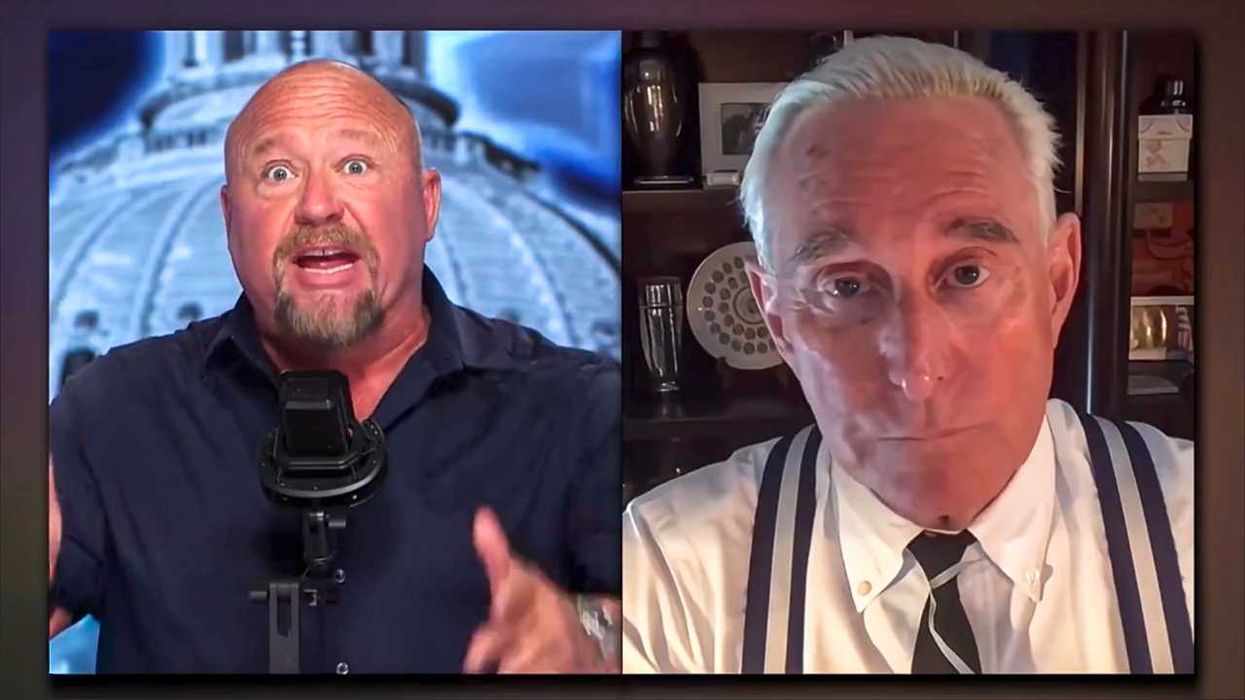 Alex Jones yells at Trump ally Roger Stone in Iran war clash