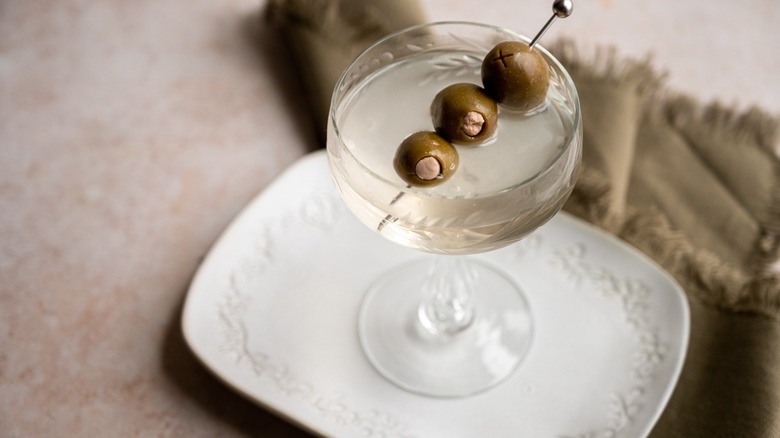 Blue cheese dirty martini recipe