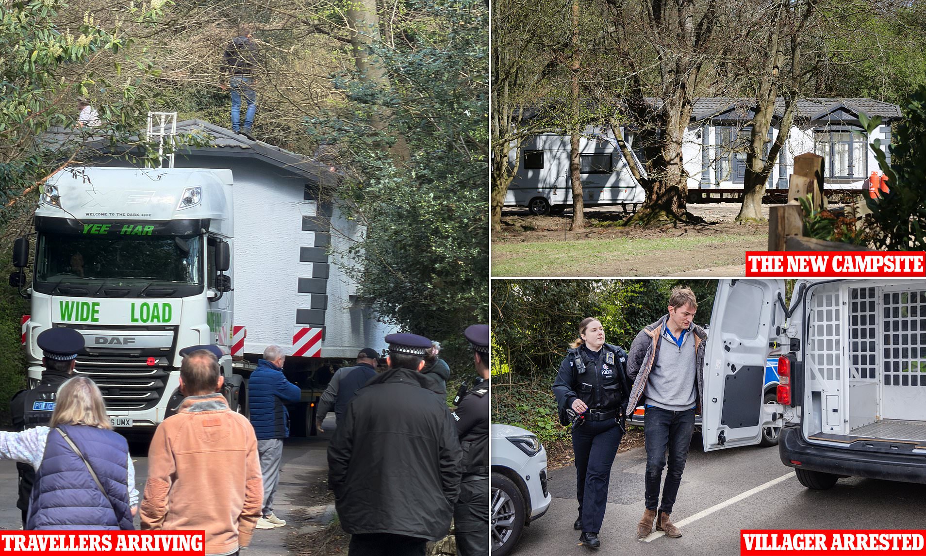The Easter coup: Travellers began a 'land grab' as council workers ...