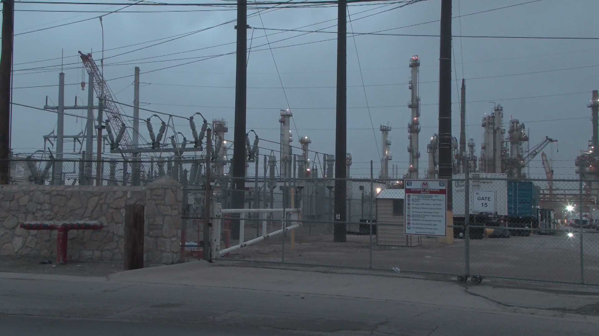 Scene after fire at Marathon Refinery in South-Central El Paso