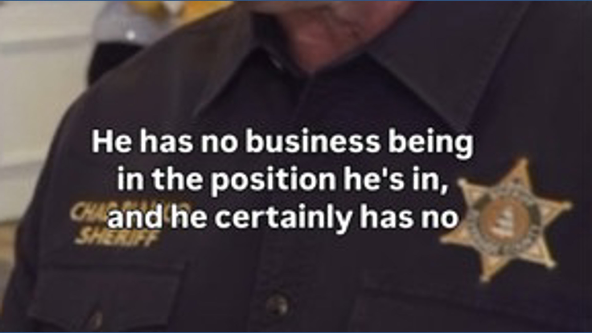 Gubernatorial candidate Sheriff Chad Bianco responds to Eric Swalwell ...