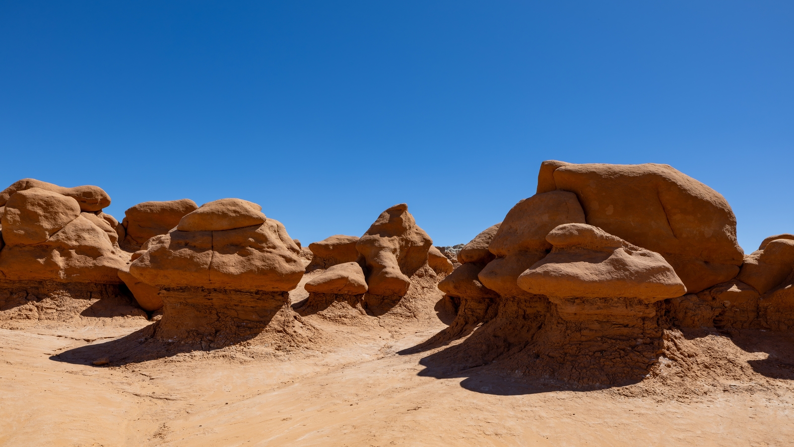 Utah has a valley full of alien rock creatures you can actually climb on